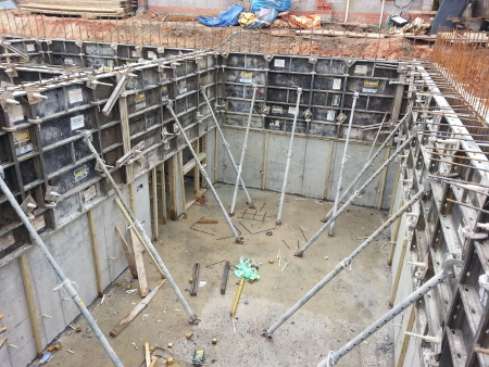 Waterproof Concrete kickers.